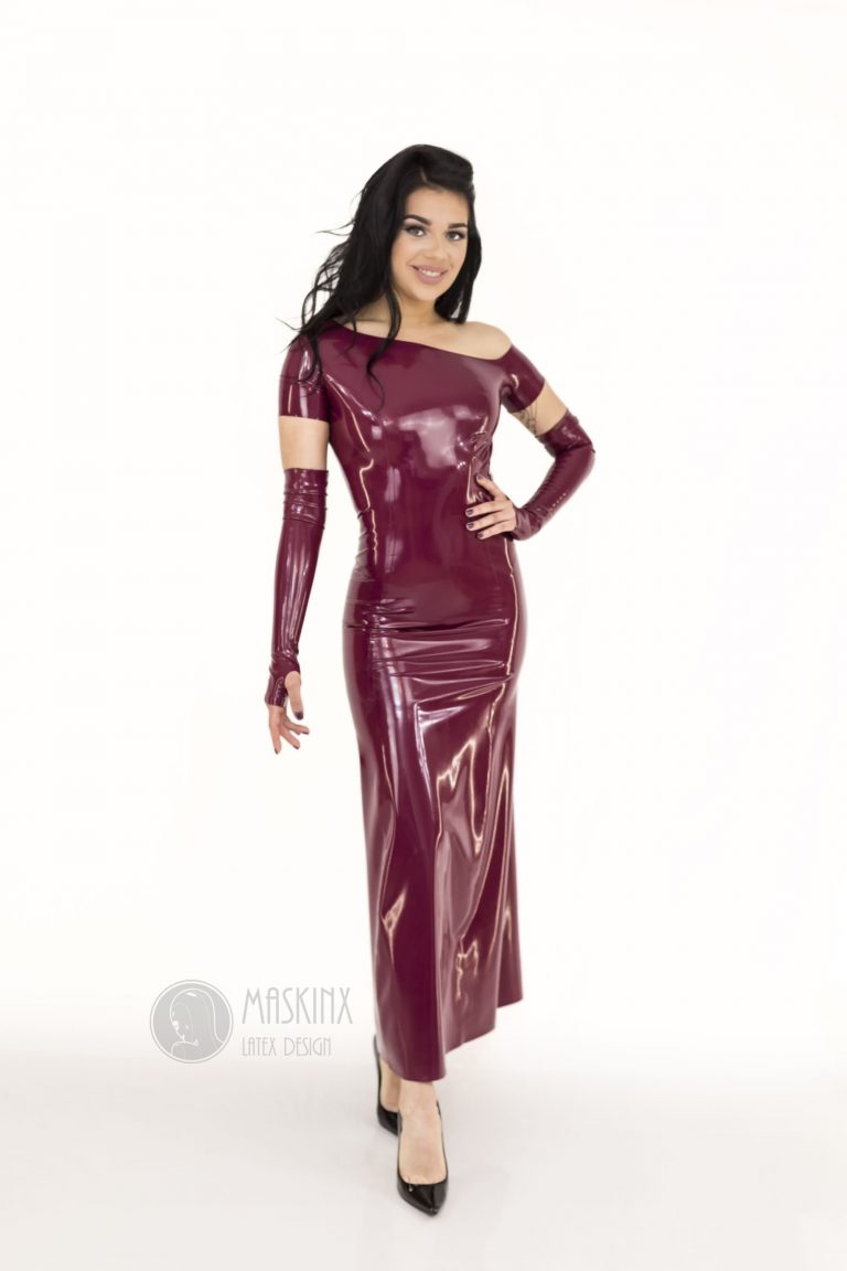 Long Latex Evening Dress – Maskinx Latex Design