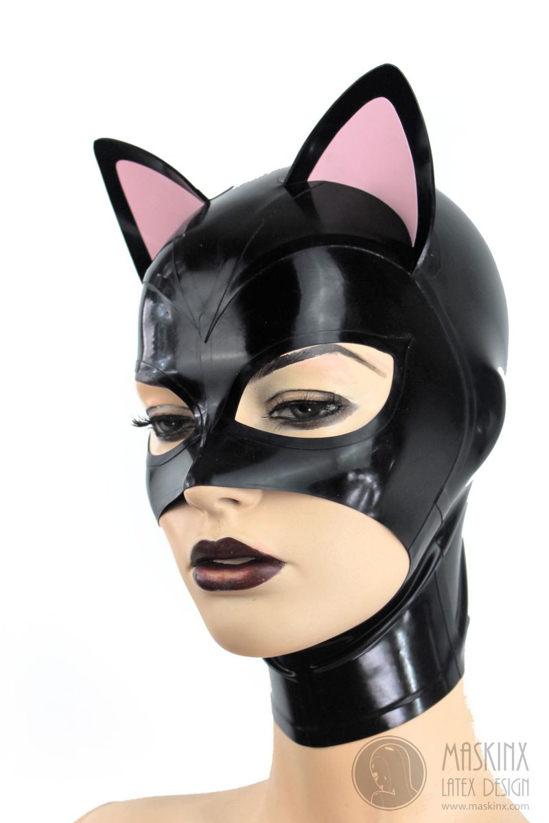 Latex Cat Cowl Mask – Maskinx Latex Design