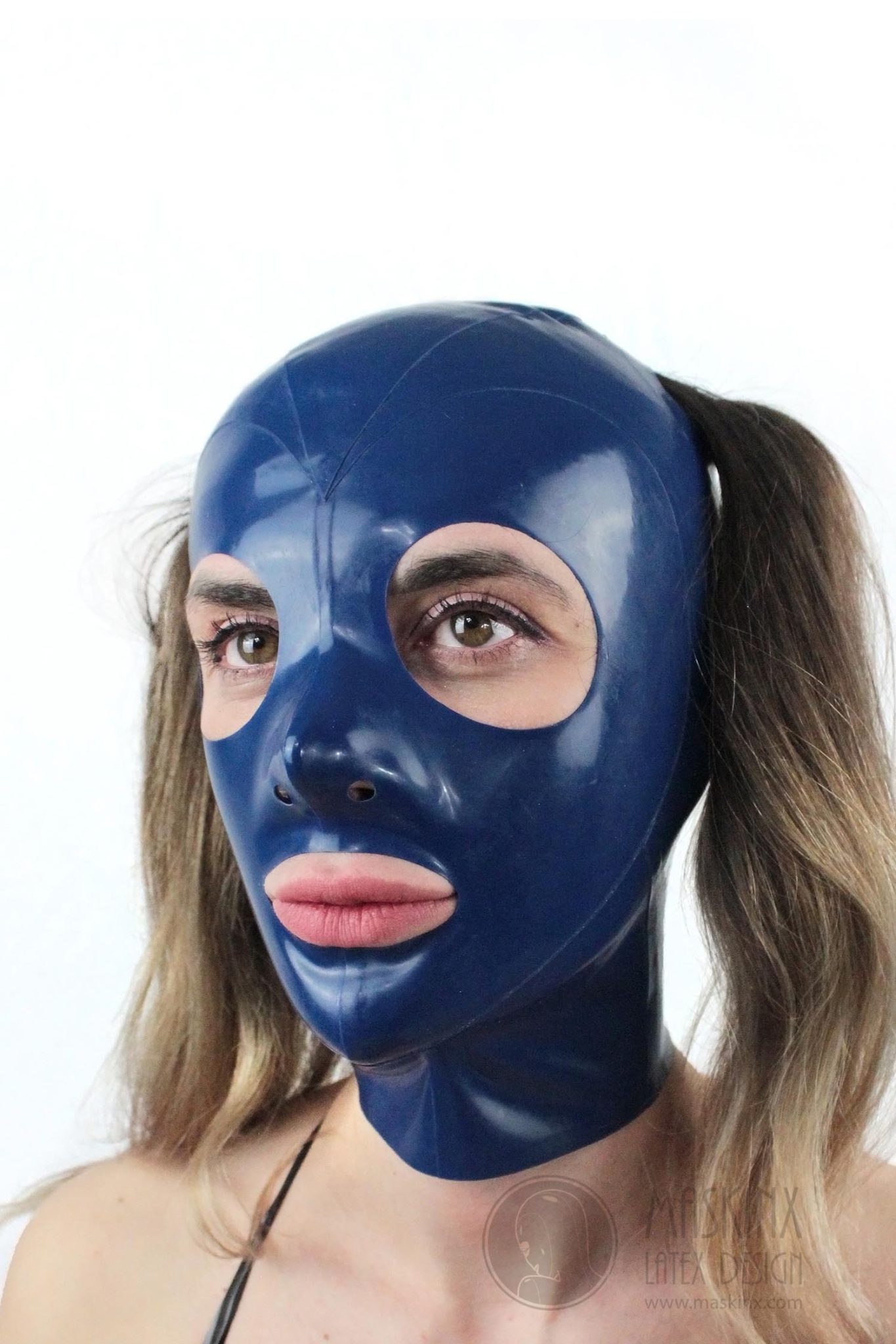 Basic Latex Hood with Pigtail Holes – Maskinx Latex Design