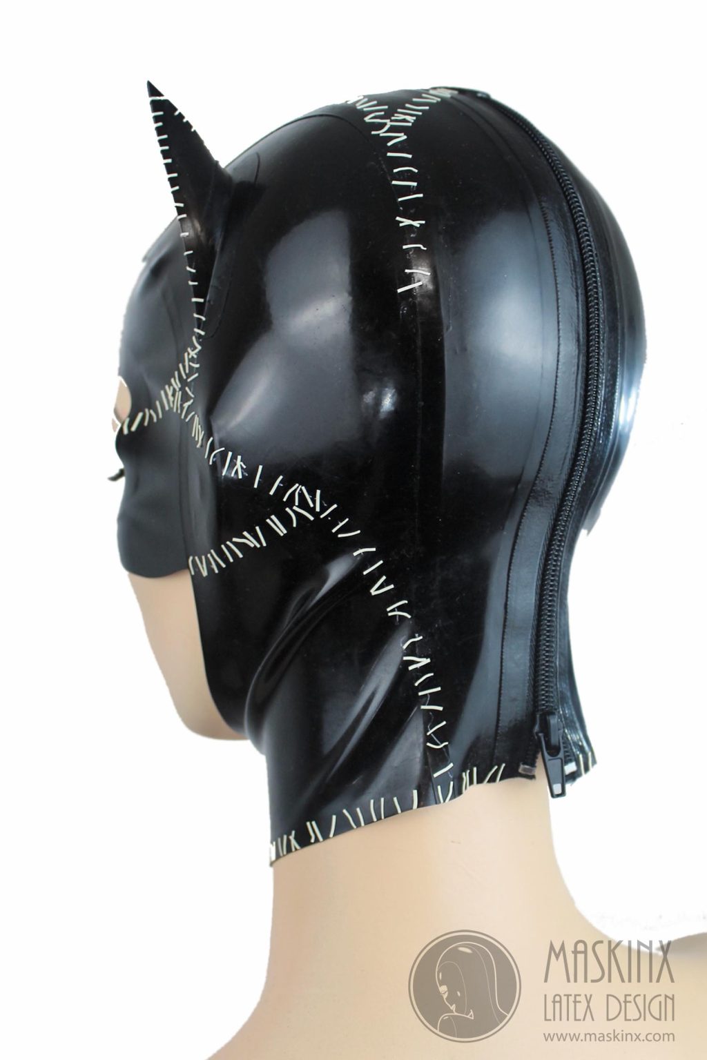 Latex Catwoman Cowl – Maskinx Latex Design